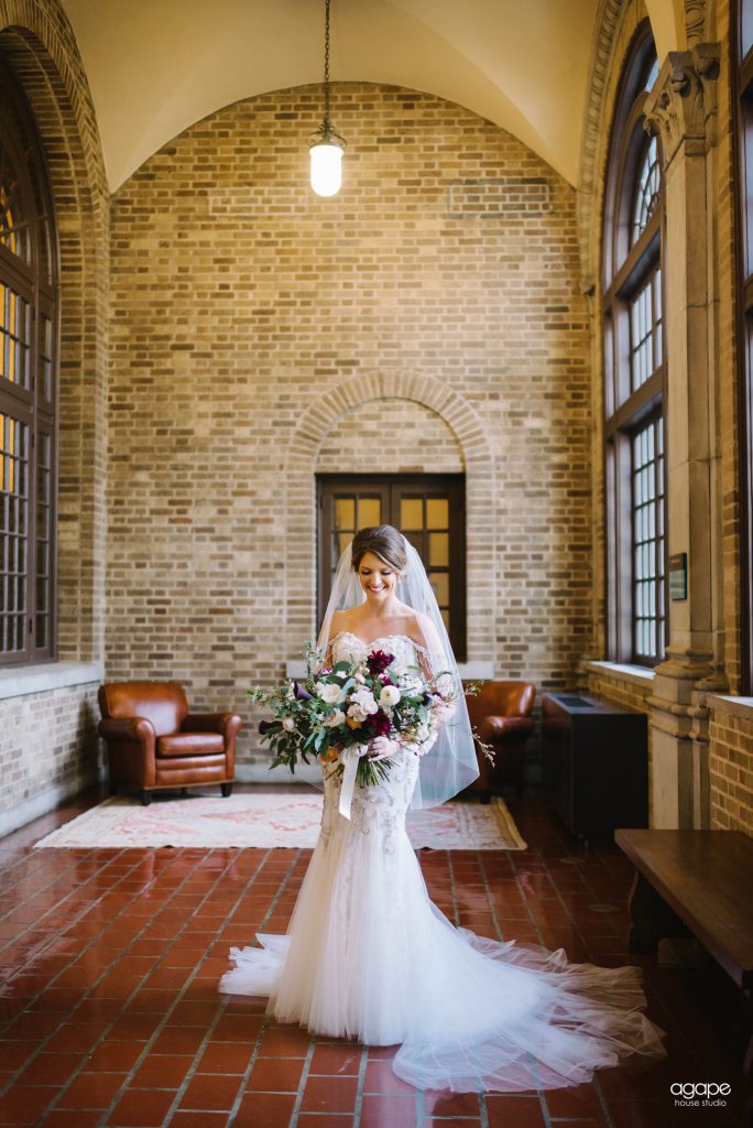 Julia Ideson Library wedding and bridal photos.